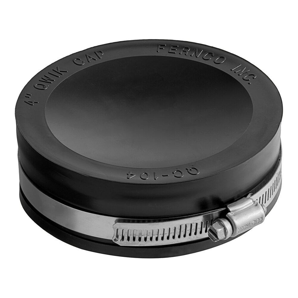 Fernco® Qwik Caps QC-104 4" Flexible PVC Pipe Cap