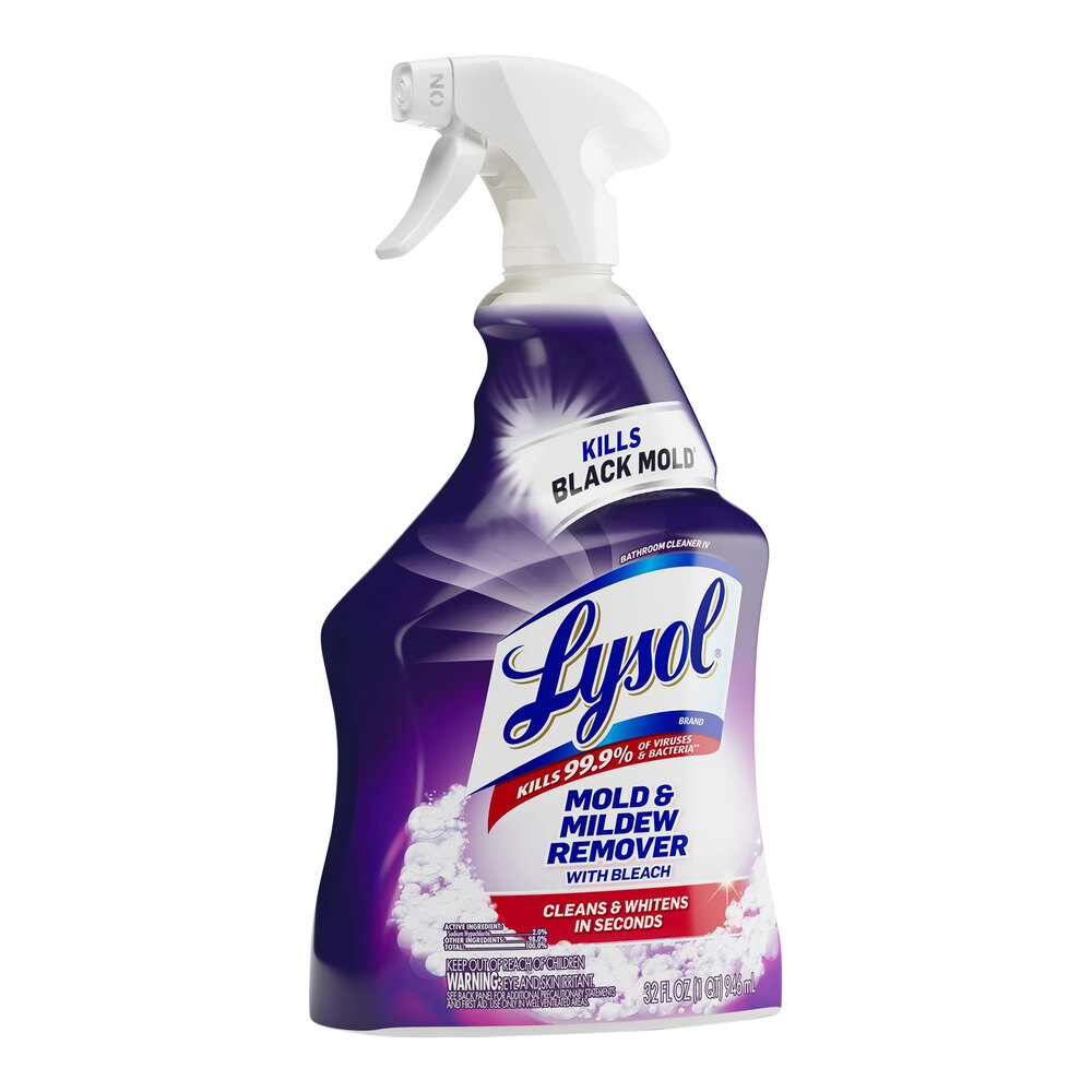 Lysol RAC78915 32 oz. Mold and Mildew Remover with Bleach - 12/Case