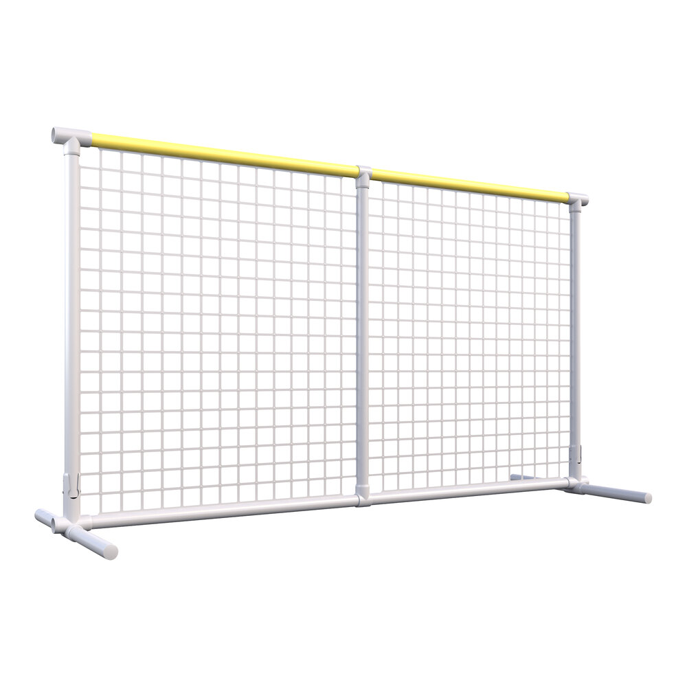 Mod-Fence Mod-Sport 7' White Mesh Outfield Fencing MS-7-W