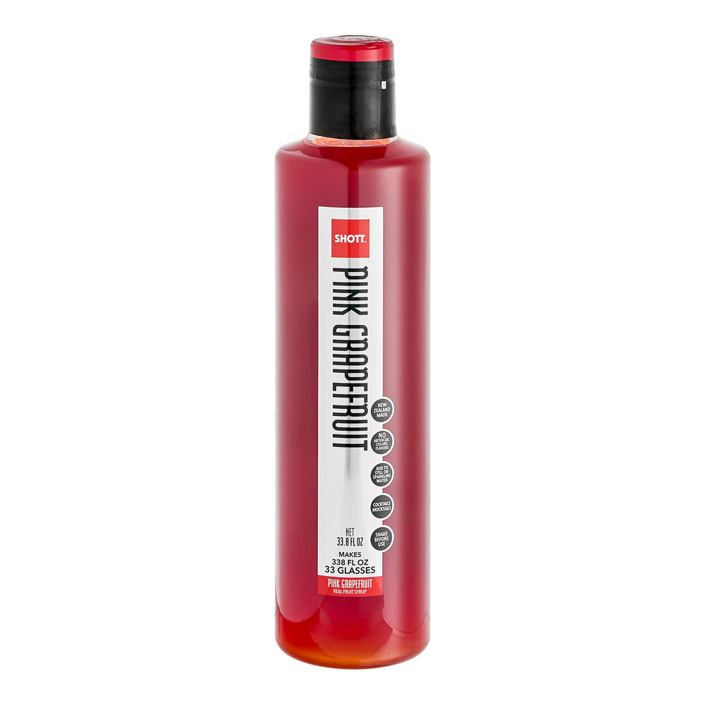 SHOTT Pink Grapefruit Real Fruit Concentrated Flavoring Syrup 1 Liter ...