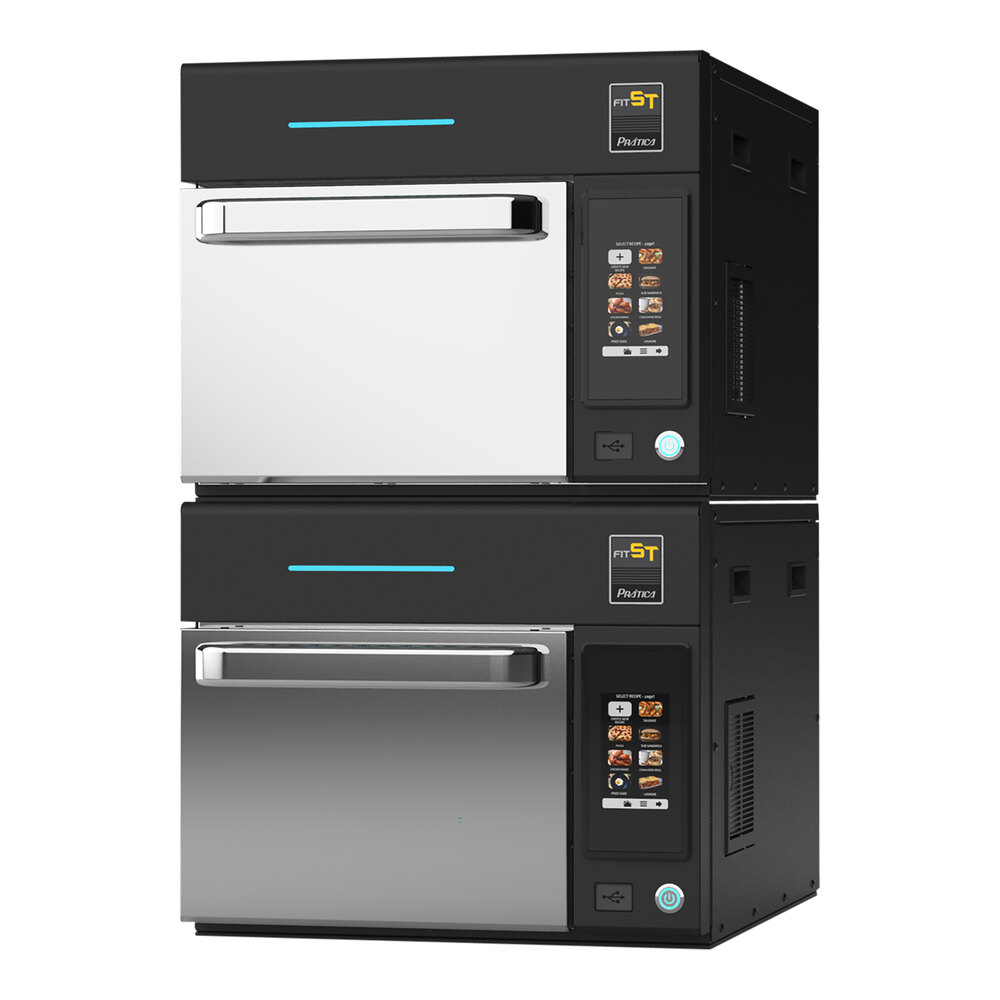 Pratica 990163-DBL Fit ST Electric Ventless Stainless Steel Double Deck ...