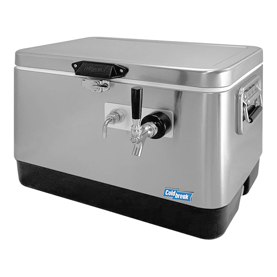 Coldbreak JOCK-1TF-SS54 Stainless Steel 1 Faucet 54 Qt. Insulated ...