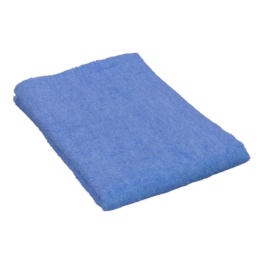 1888 Mills Fibertone 35" x 70" Blue Cotton / Polyester Pool Towel 21 lb ...