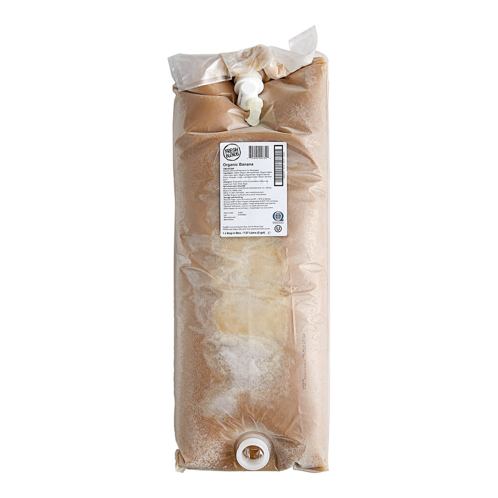 Fresh Blends Organic Banana Beverage Base for FreshBlender Beverage ...