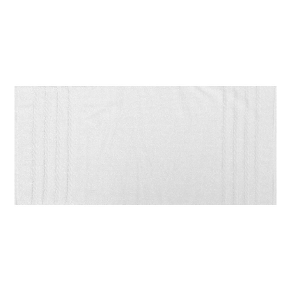 1888 Mills Naked Terry 30" x 56" White Combed Cotton / Modal Bath Towel ...