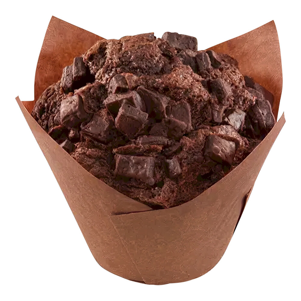 Otis Spunkmeyer Double Chocolate Muffin 4 oz. - 24/Case