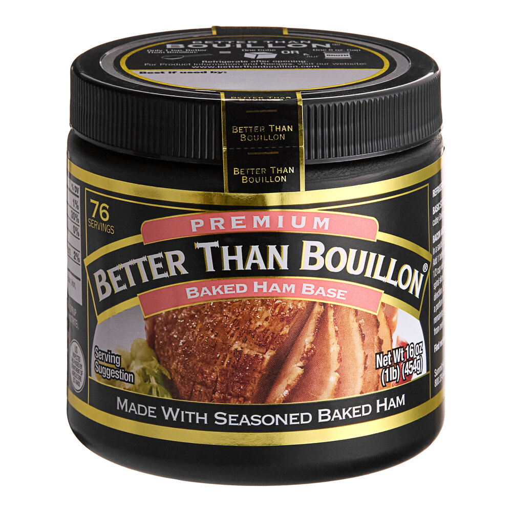 Better Than Bouillon Premium Baked Ham Flavor Base 1 lb. - 6/Case