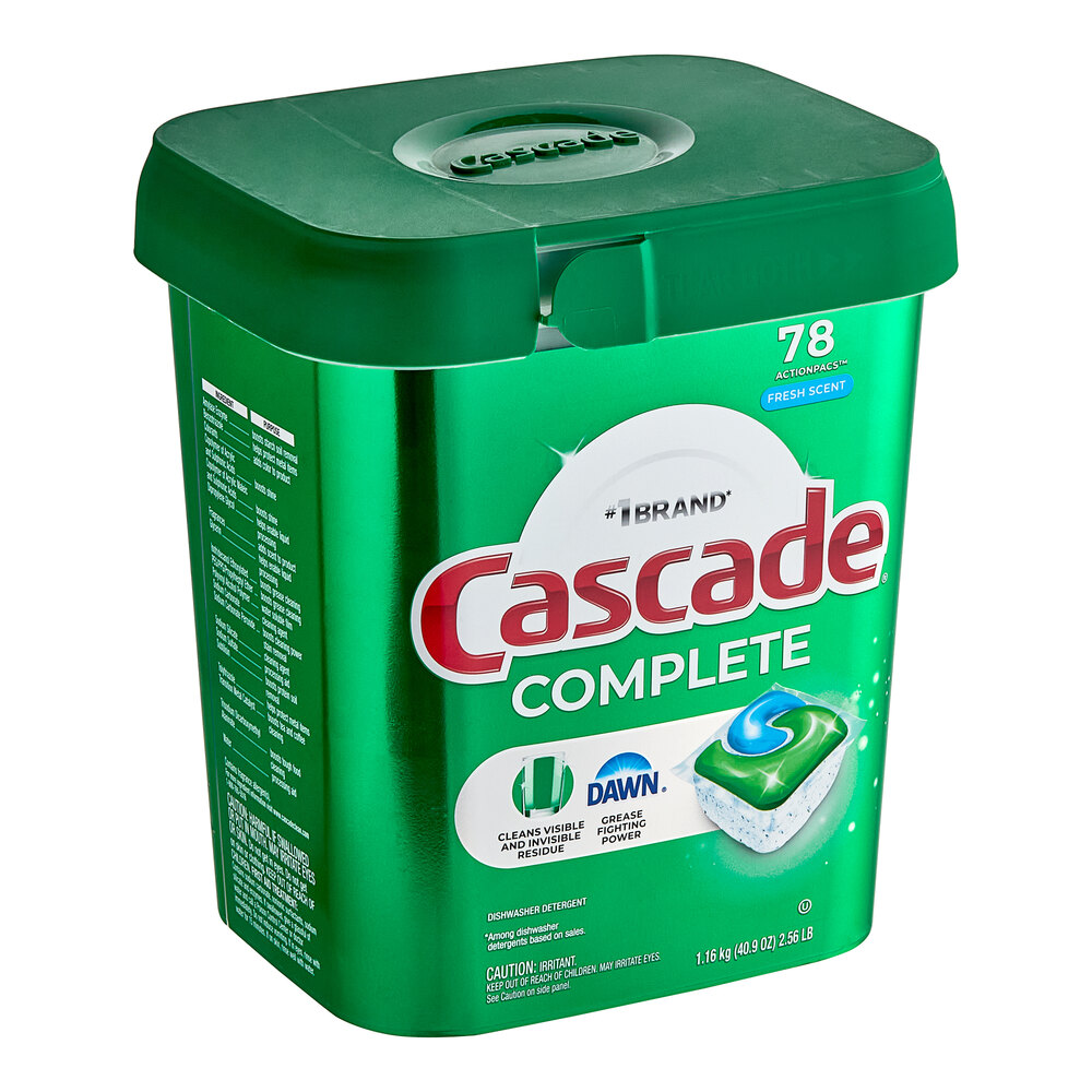 Cascade Complete ActionPacs 97722 78-Count Fresh Scent Automatic ...