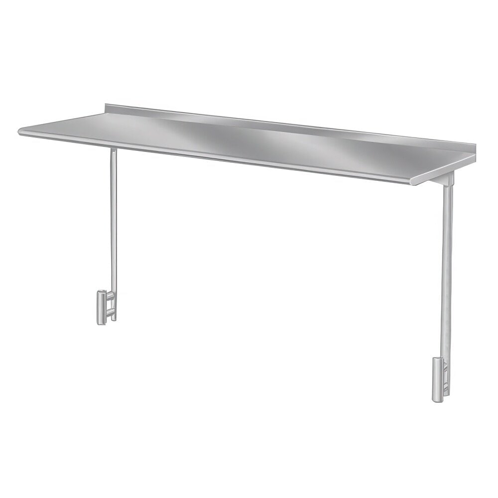 Advance Tabco PT-15S-120 Smart Fabrication 15" x 120" Splash Mount ...