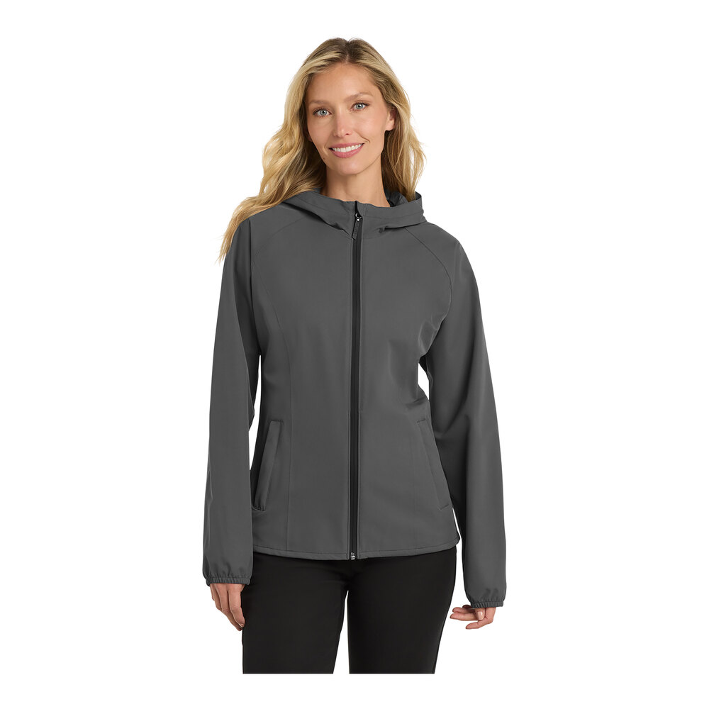 Port Authority L407 Women's Customizable Graphite Essential Rain Jacket ...