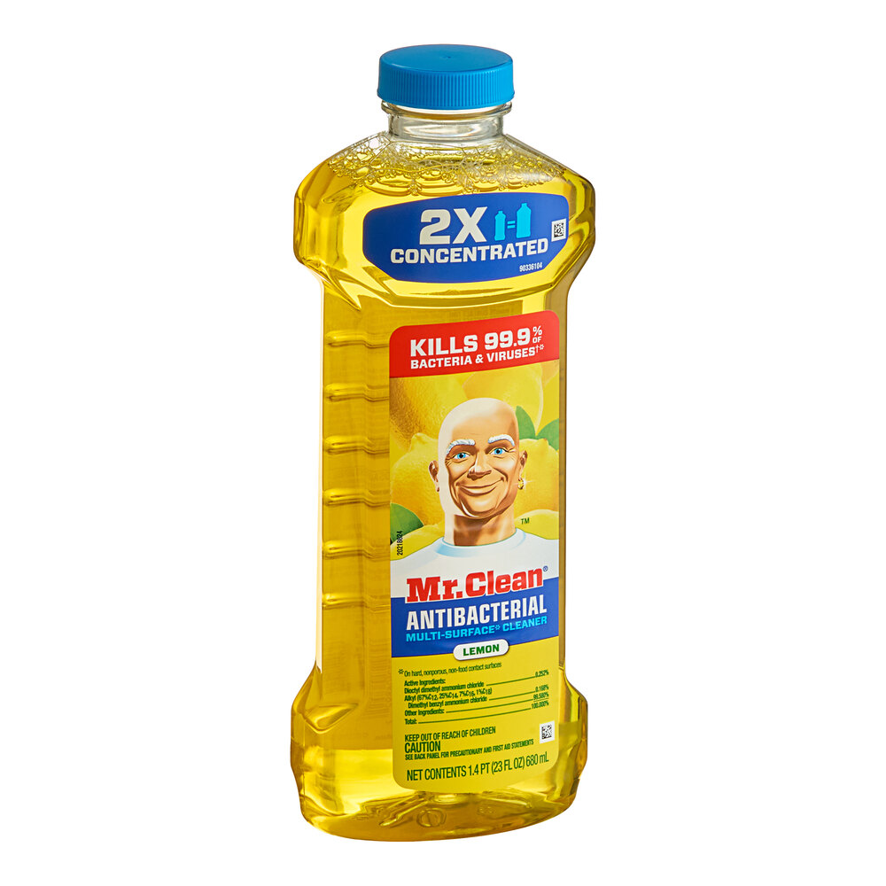Mr. Clean 06892 23 fl. oz. 2X Concentrated Antibacterial Multi-Surface ...