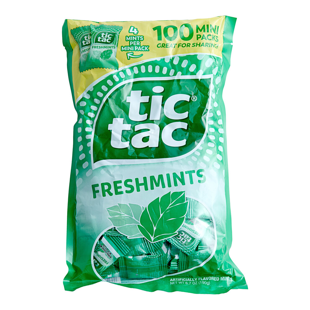 Tic Tac Freshmints 4-Count Mini Pack - 1,000/Case