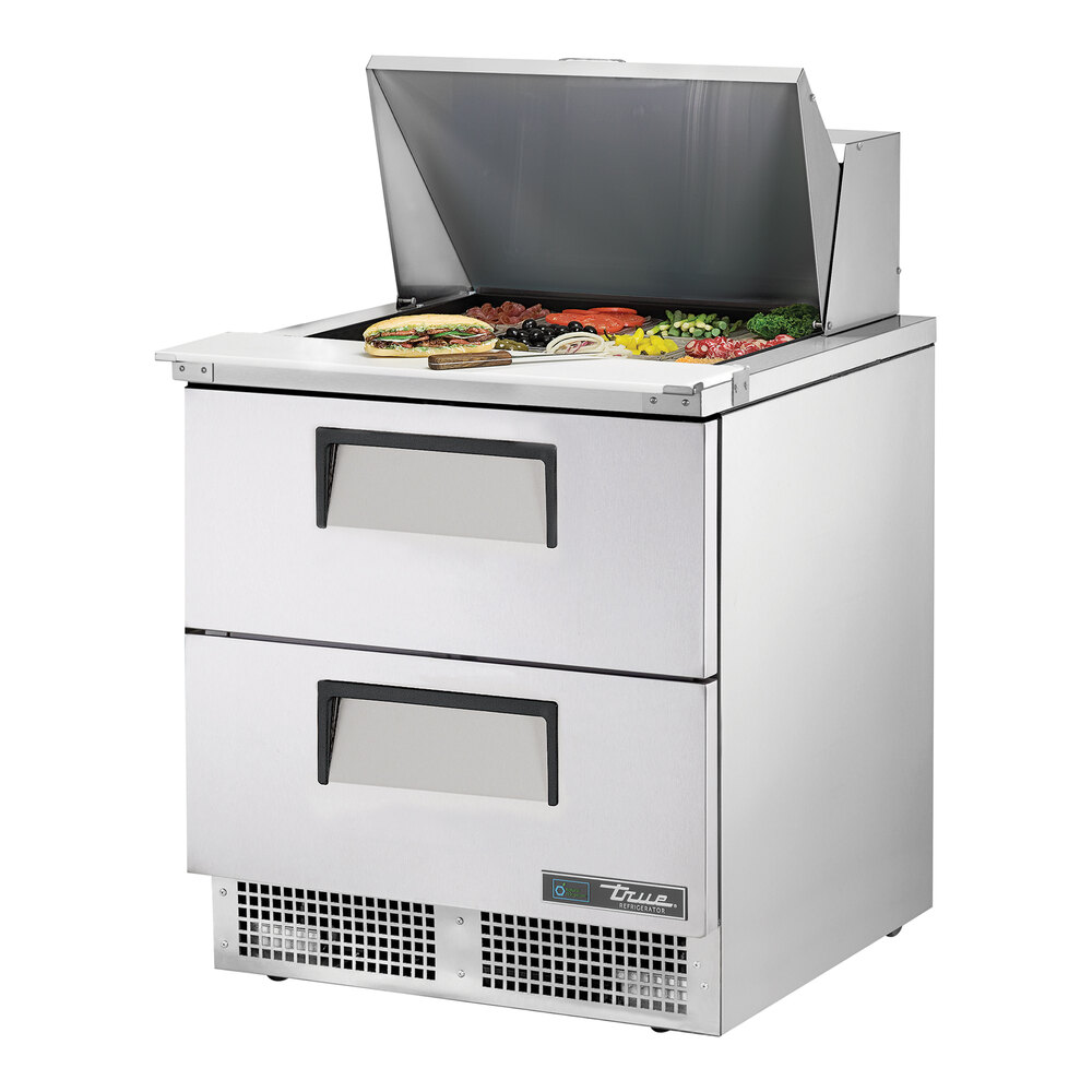 True TFP-32-12M-D-2-HC 32 1/8" Mega Top Refrigerated Sandwich Prep ...