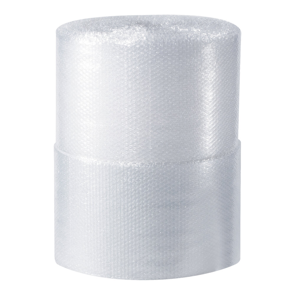 Lavex 24" x 300' Small 3/16" Parcel Ready Perforated Bubble Rolls - 2/Case