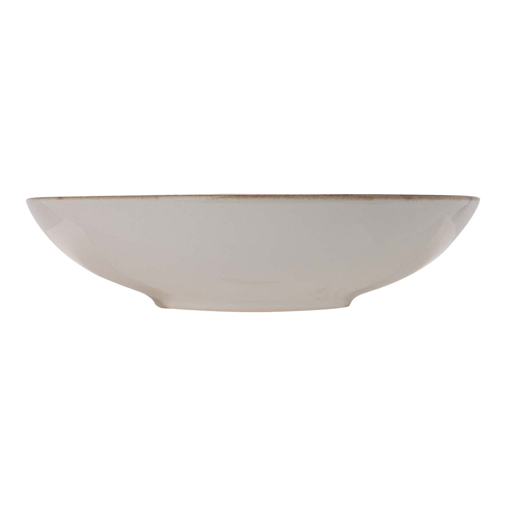 Cosy & Trendy Sintra 8 5/16" Dusty Blue Stoneware Deep Coupe Plate - 12 ...
