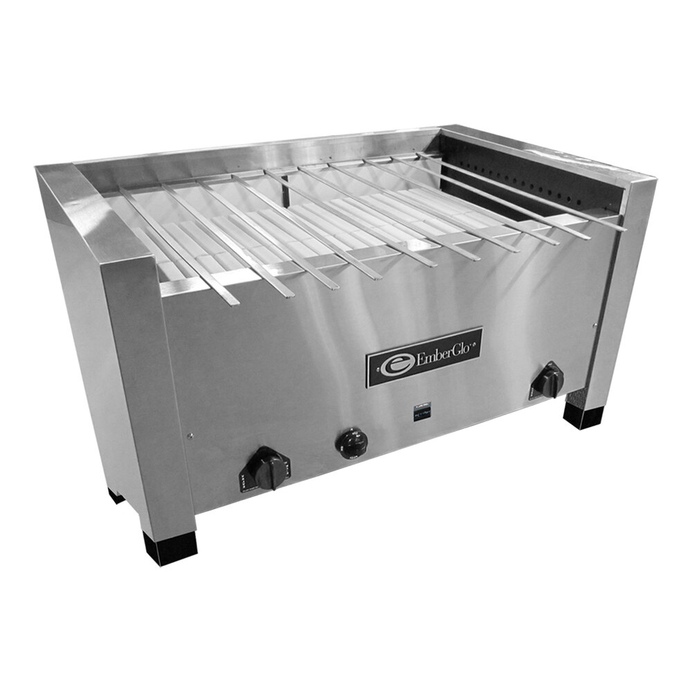 EmberGlo 5120400 31C 36" Liquid Propane Open Hearth Mid-Closed Front ...