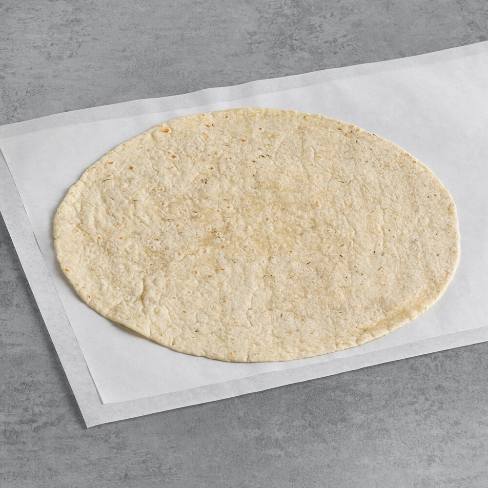 Celia's Rosemary Herb Garlic Flour Tortilla 12" - 72/Case
