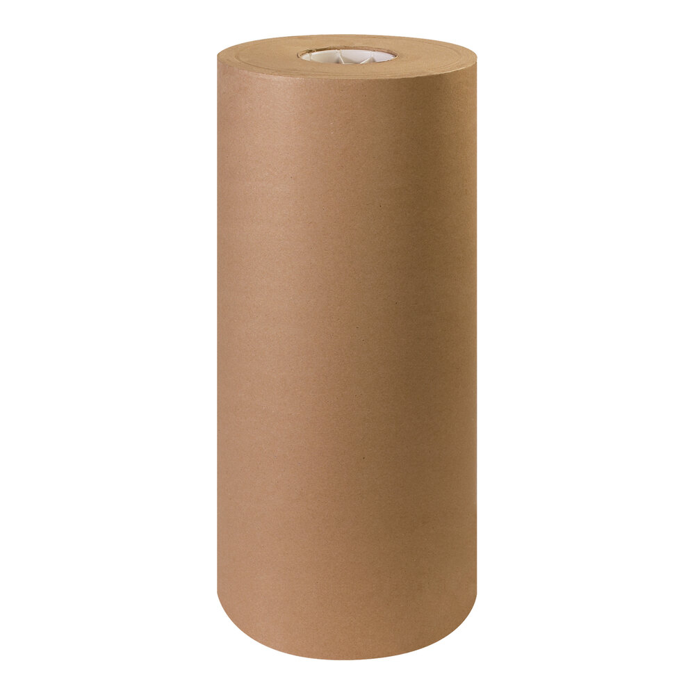 Lavex 20" x 900' 40 lb. Natural Kraft Void Fill Packing Paper Roll