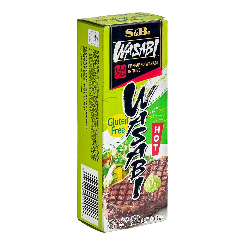 S&B Wasabi Paste 3.1 oz. - 10/Case