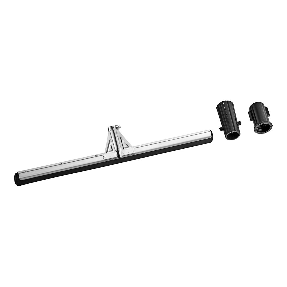 Lavex 30" Black Double Neoprene Foam Floor Squeegee with Metal Frame ...