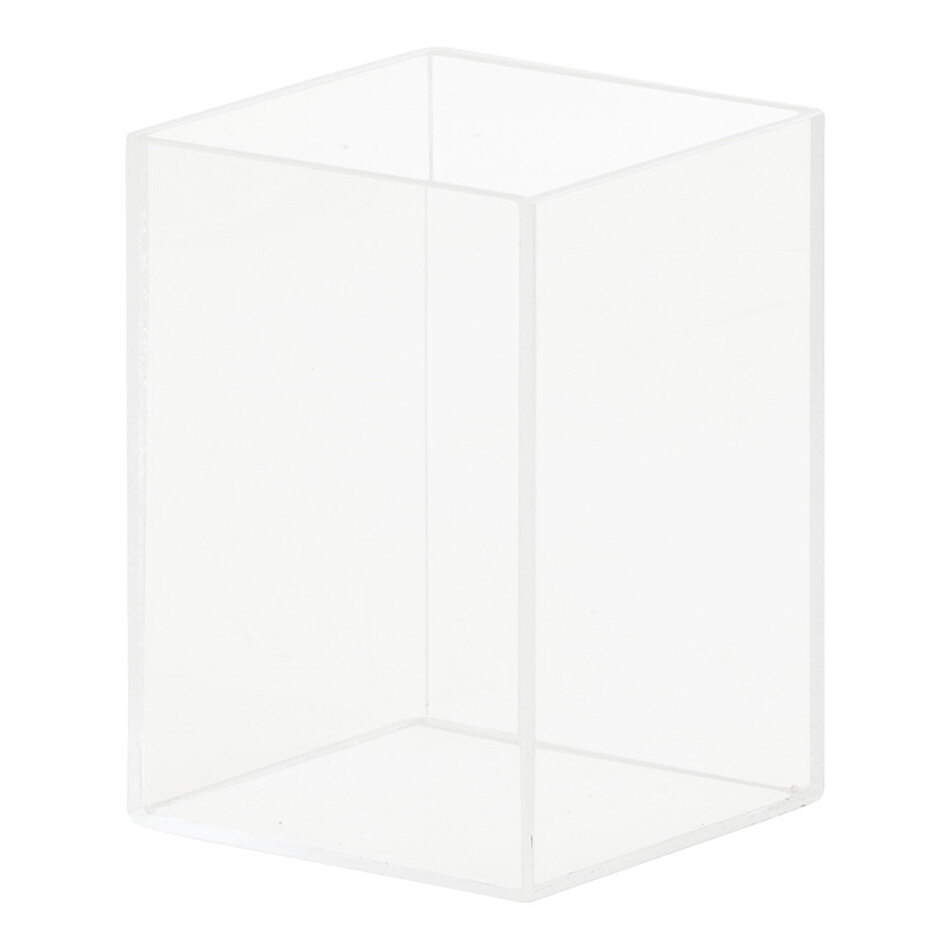 Cal-Mil Sydney 4 1/8" x 4 1/8" x 9 3/4" Clear Acrylic Condiment Holder ...