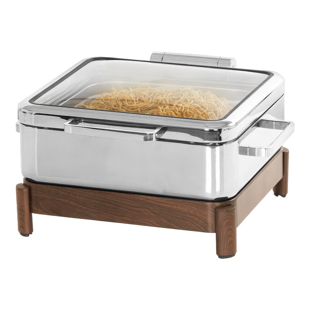 Cal-Mil 6 Qt. Full Size Chafer with Induction Unit, Soft-Close Lid, and ...