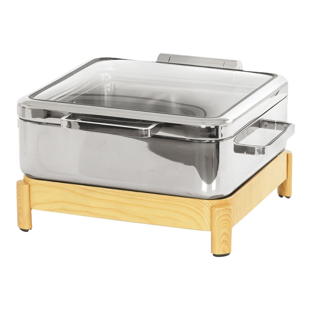 Cal-Mil Blonde 6 Qt. Full Size Chafer with Induction Unit, Soft-Close ...