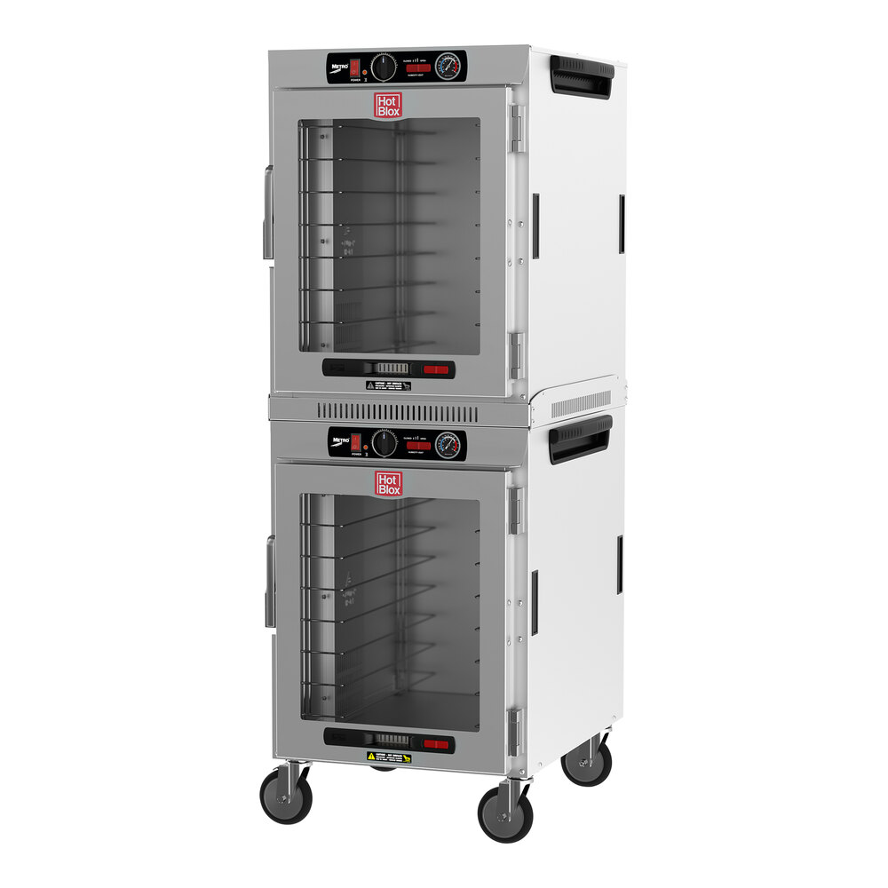 Metro HBCW16-AC-M HotBlox Dual Cavity Stacked Full Size Wide Insulated ...