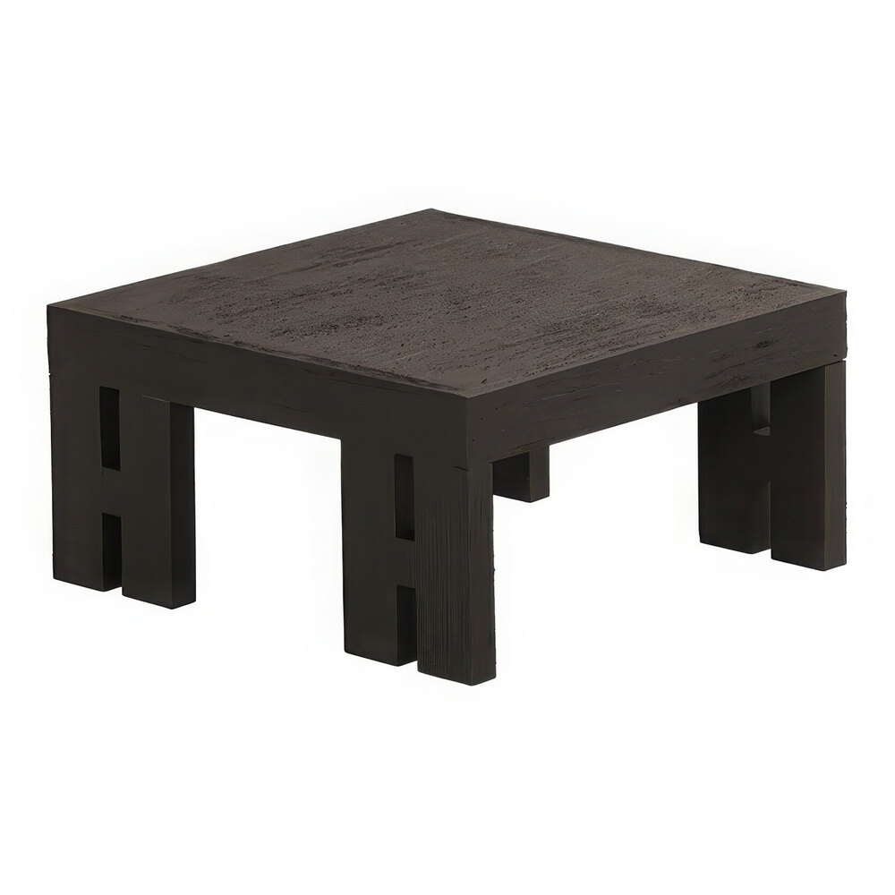 Cal-Mil Brooklyn 12" x 6" Square Black Wood Display Riser