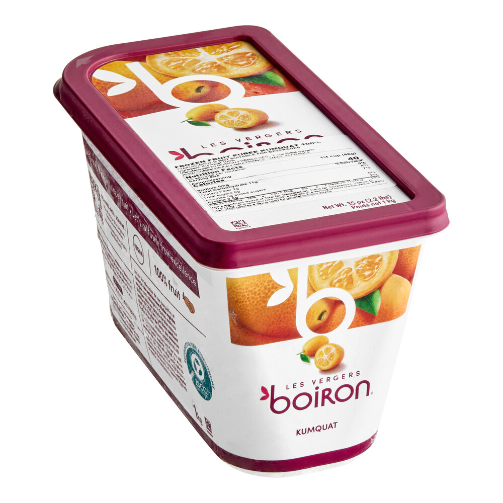Les Vergers Boiron Kumquat 100% Fruit Puree 2.2 lb.