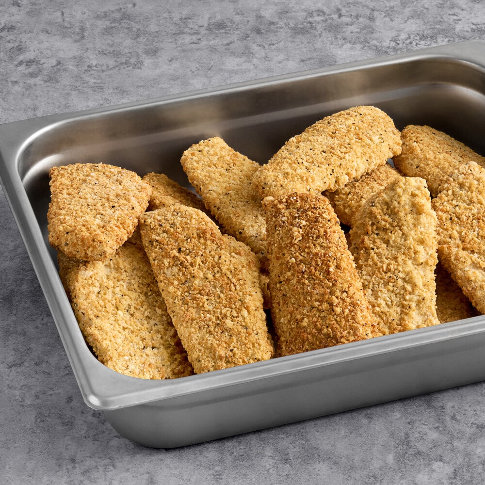 Mrs. Friday's 3-4 oz. Parmesan Crusted Pollock Fish Fillets 2.5 lb. - 4 ...