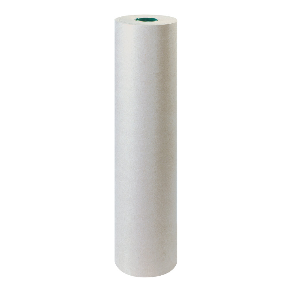 Lavex 36" x 1,200' 30 lb. Bogus Gray Packing Paper Roll