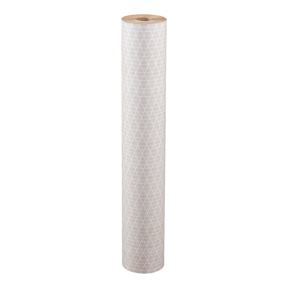 Lavex 48" x 300' 50 lb. Reinforced Kraft Packing Paper Roll