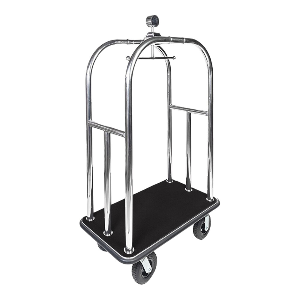 CSL Deluxe Rondo 3799BK-010BLK 44" x 24" x 75" Stainless Steel Finish ...