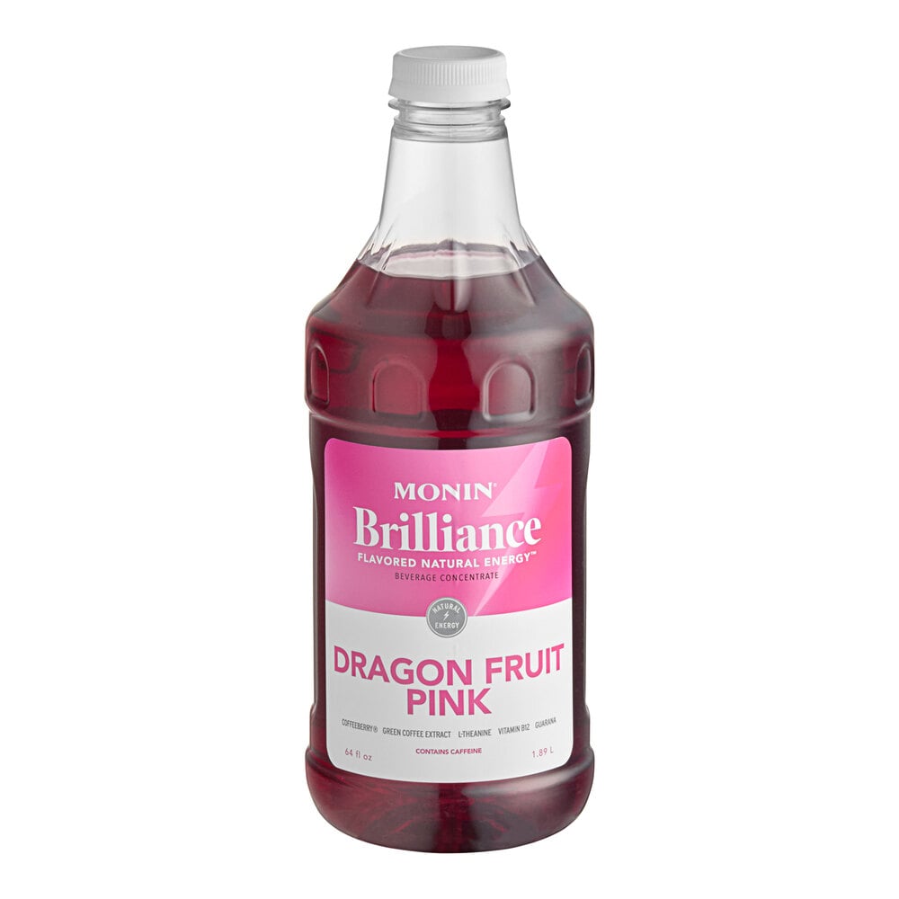 Monin Brilliance Dragon Fruit Pink Natural 5:1 Energy Concentrate 64 fl ...