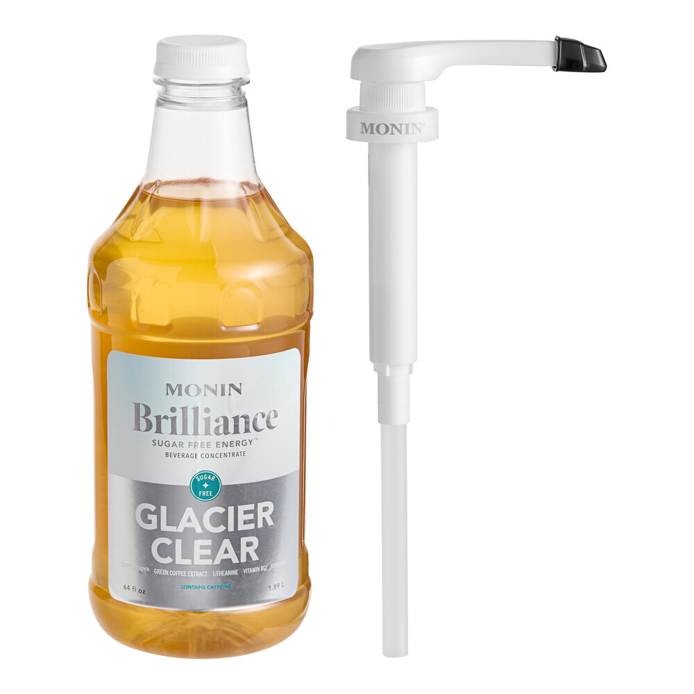 Monin Brilliance Sugar-Free Glacier Clear Natural 5:1 Energy ...