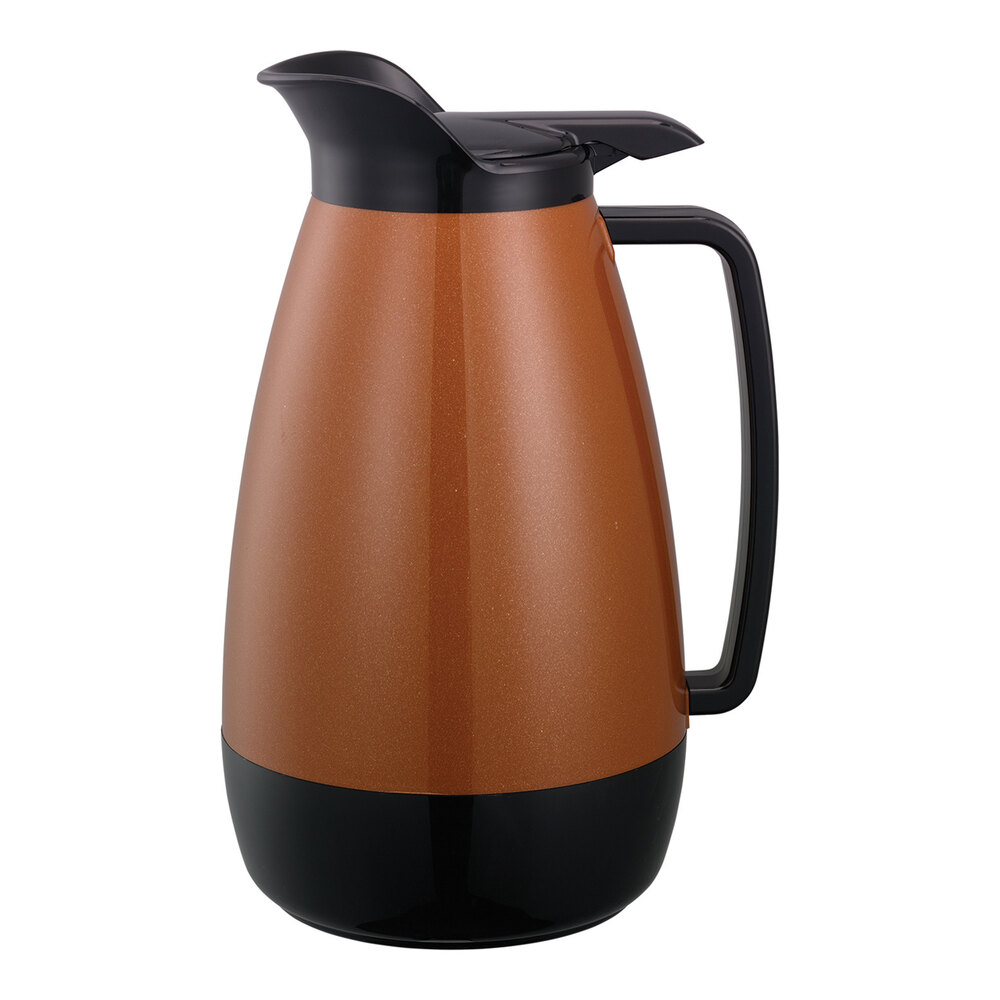 Service Ideas Thermo-Serv 67.6 oz. Copper ABS Plastic Insulated Coffee ...
