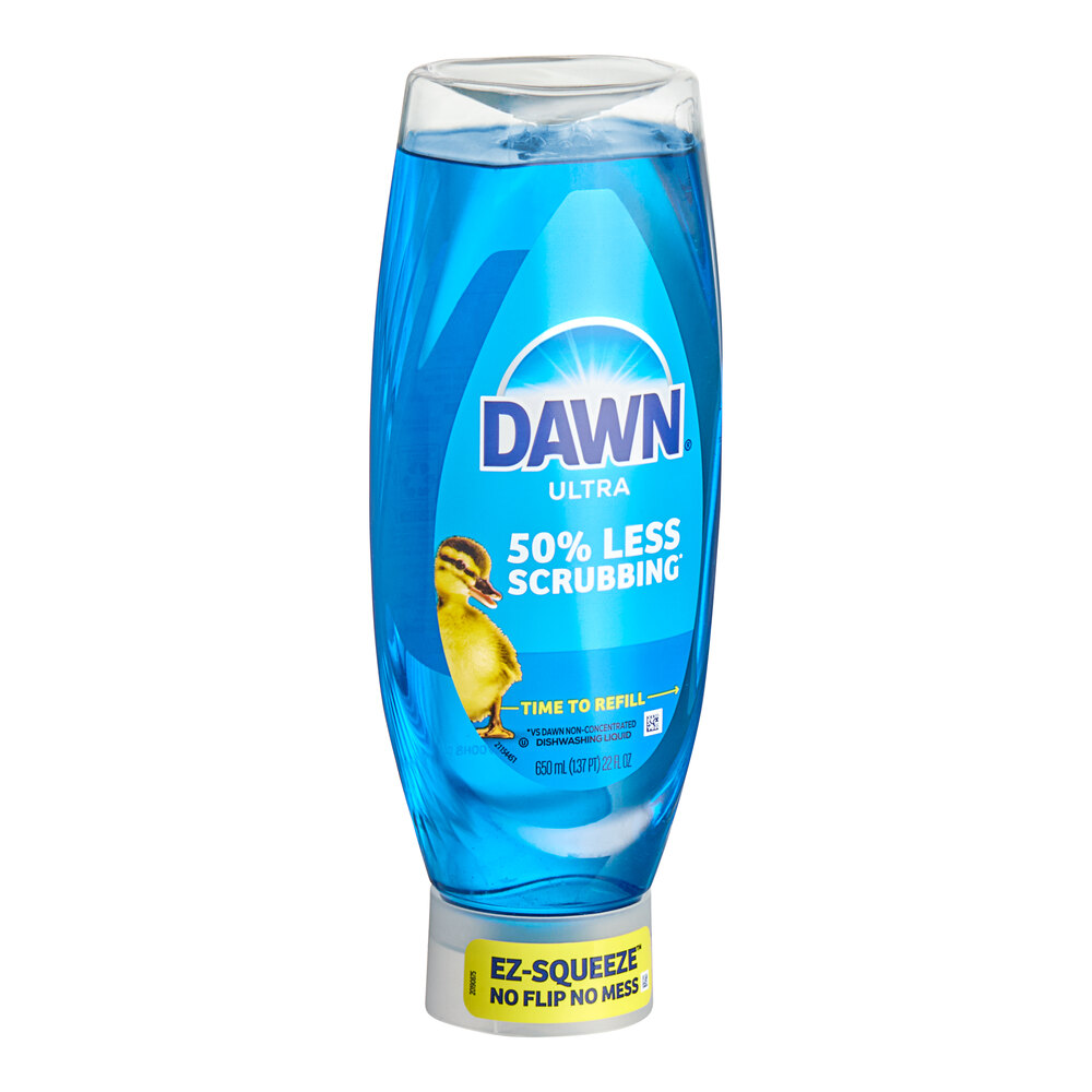 Dawn Ultra EZ-Squeeze 00208 22 oz. Original Dish Soap - 8/Case