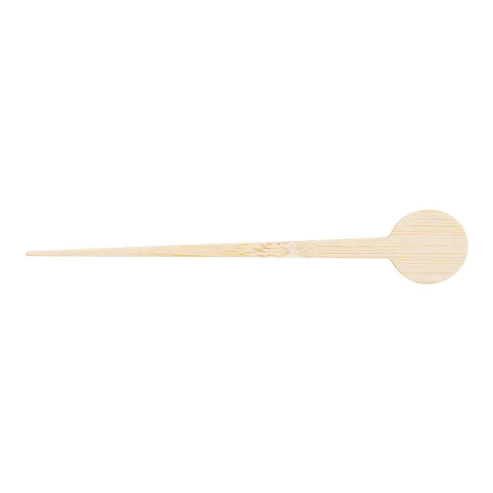 TableCraft 4 1/2" Large Round Natural Bamboo Food / Cocktail Pick ...