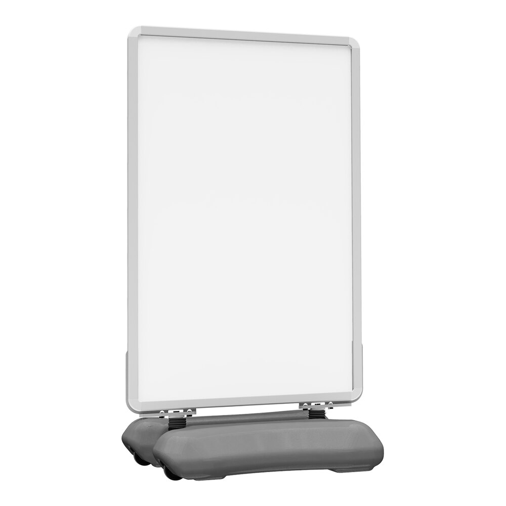 Plasticade® Wind Sign II Deluxe 28" x 44" Double-Sided Sign with Snap ...