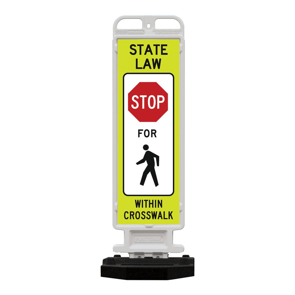 Plasticade® Crosscade 36 12" x 36" Double-Sided Diamond Grade "State ...