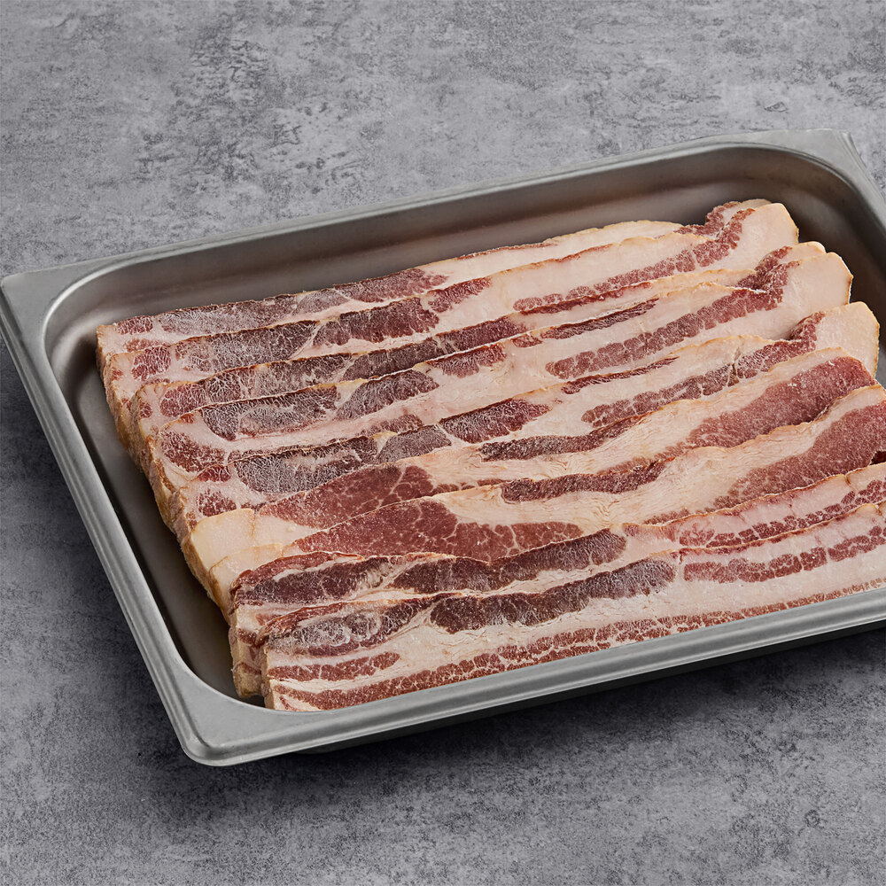 Tender Belly 6-8 Count Steak Cut Applewood Double Smoked Sliced Bacon ...