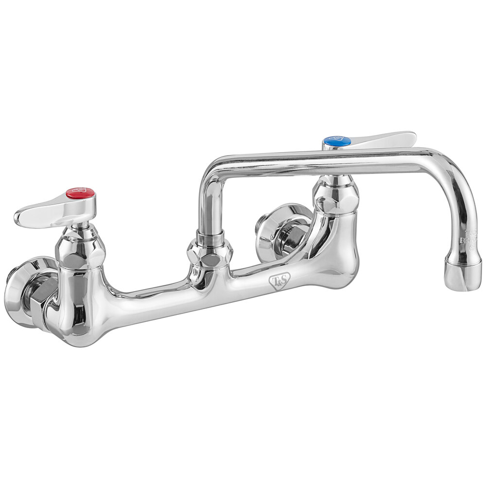 T&S B-0230-EE-061X Wall Mounted Pantry Faucet with 8" Centers, 10 ...