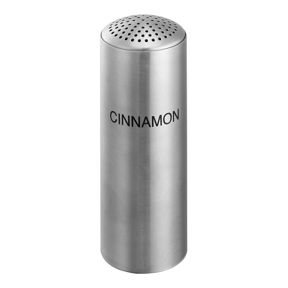 Service Ideas STC 6 oz. "Cinnamon" Round Stainless Steel Shaker with ...