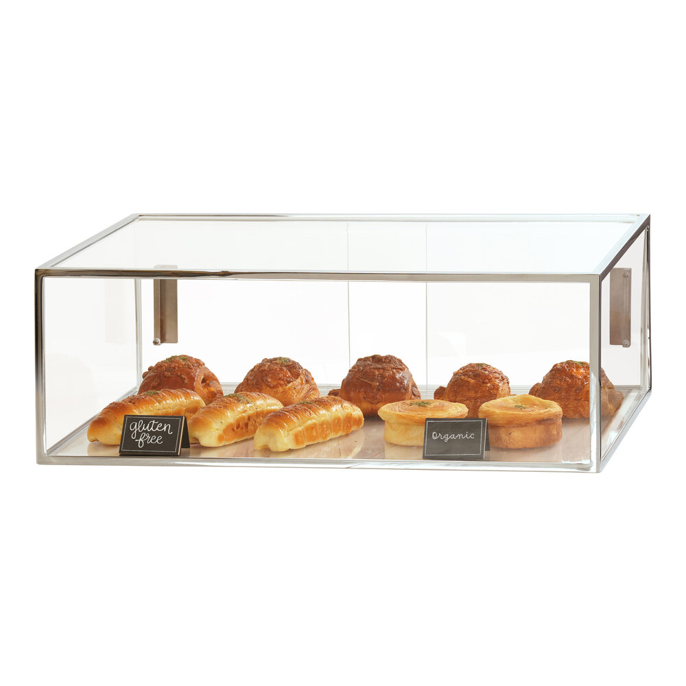 Cal-Mil Milo 28" x 17" x 10" Chrome Frame Bakery Display Case 23753-49