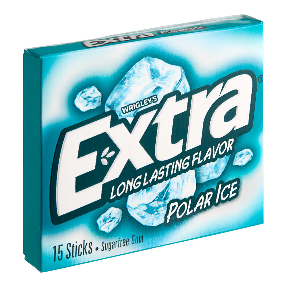 EXTRA® 15-Stick Polar Ice Gum - 120/Case