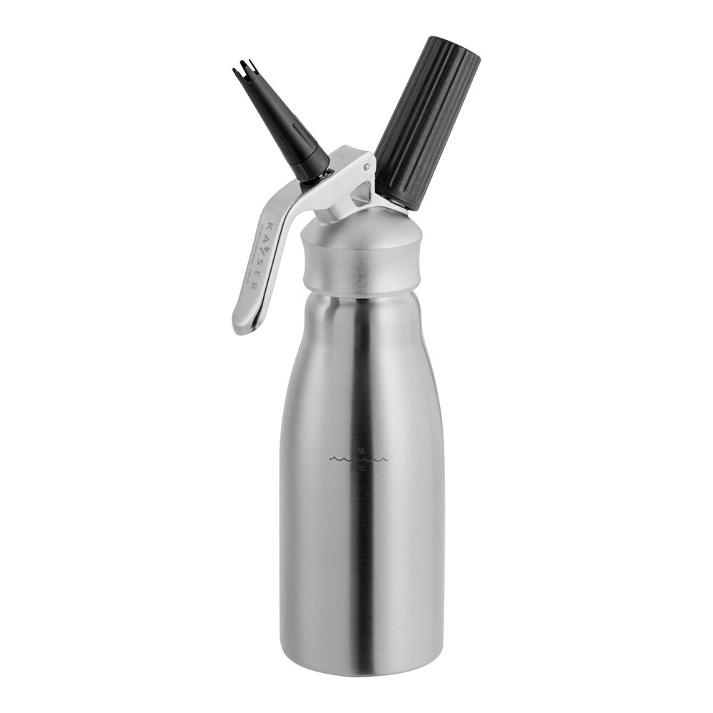 Kayser WHIPcreamer INOX 0.5 Liter Stainless Steel Whipped Cream ...