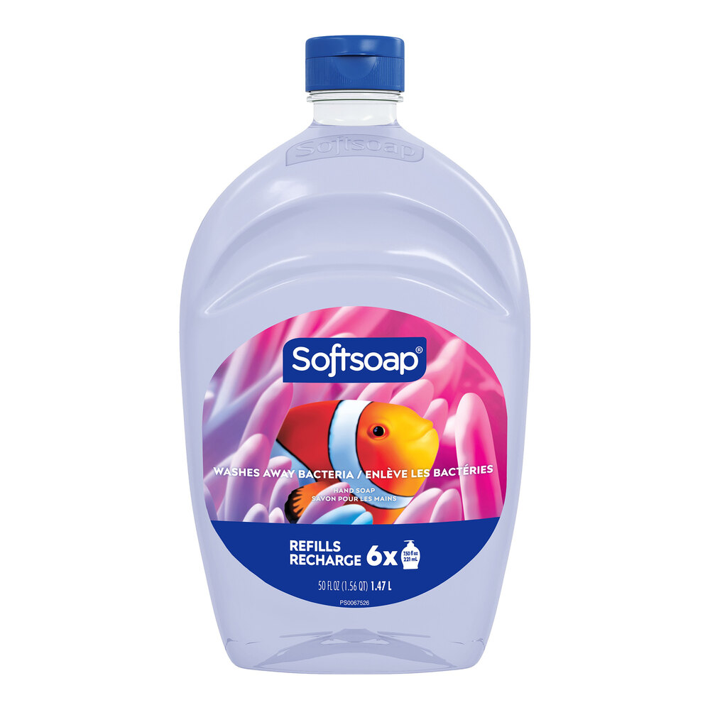 Softsoap CPC45993 50 oz. Fresh Scent Liquid Hand Soap Refill - 3/Case