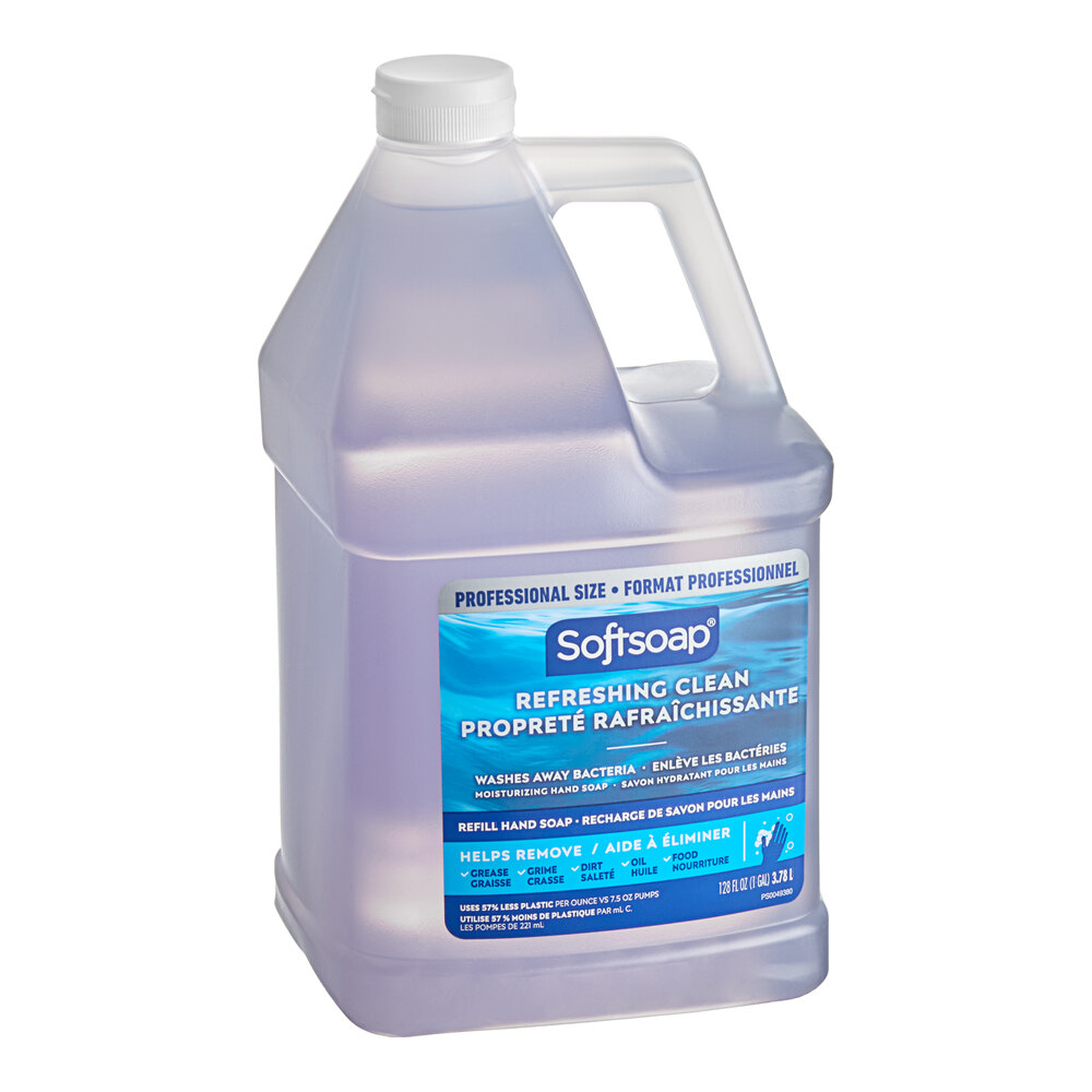 Softsoap CPC61036482CT 1 Gallon Refreshing Clean Scent Liquid Hand Soap ...