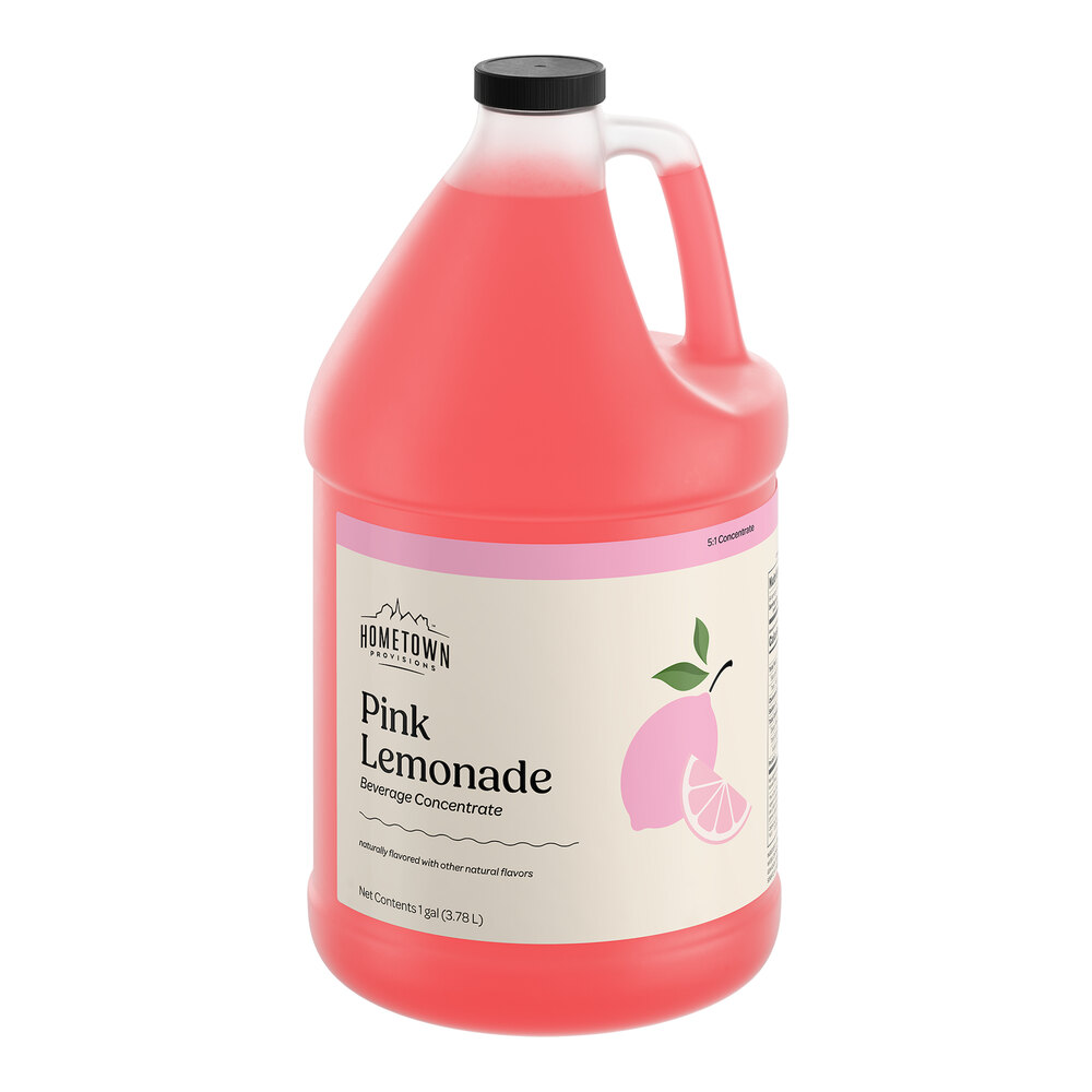 Hometown Provisions Pink Lemonade Beverage 5:1 Concentrate 1 Gallon - 4 ...